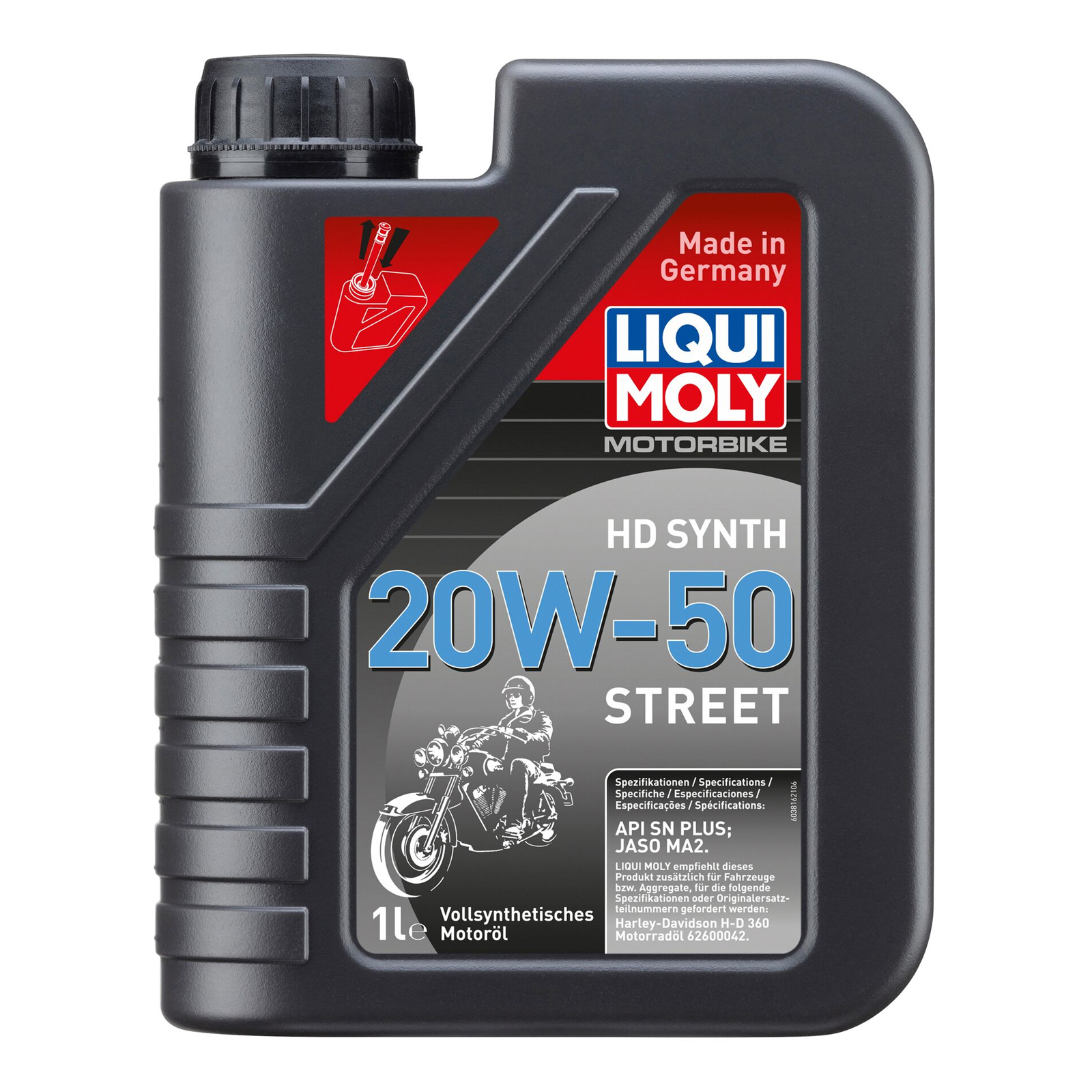 Liqui Moly Motorbike HD Synth 20W-50 Street Motoröl 4-Liter - Art.Nr ...