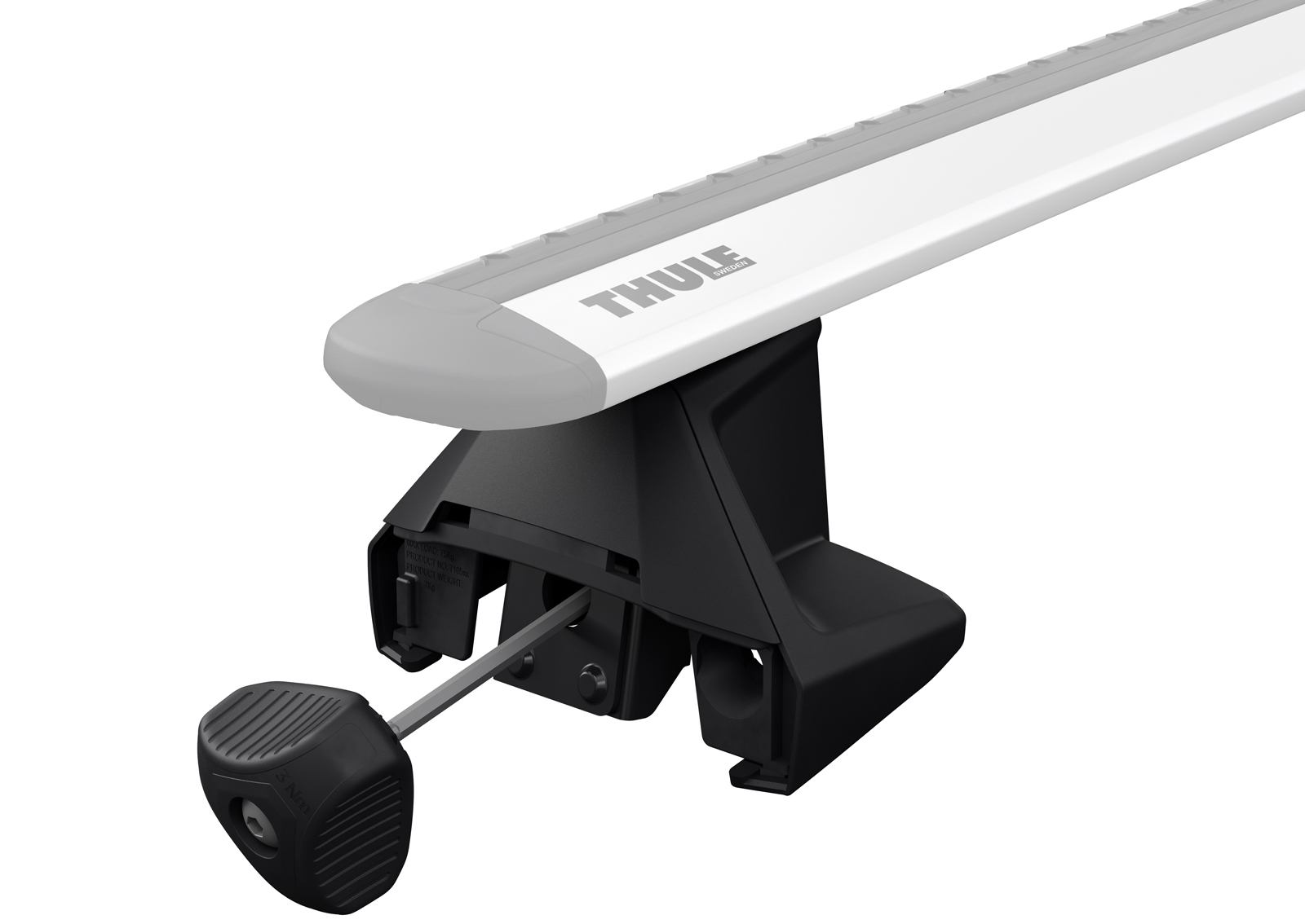 Thule THULE 7105 Evo Clamp Fußsatz für Fahrzeuge ohne Dachanbindung ...
