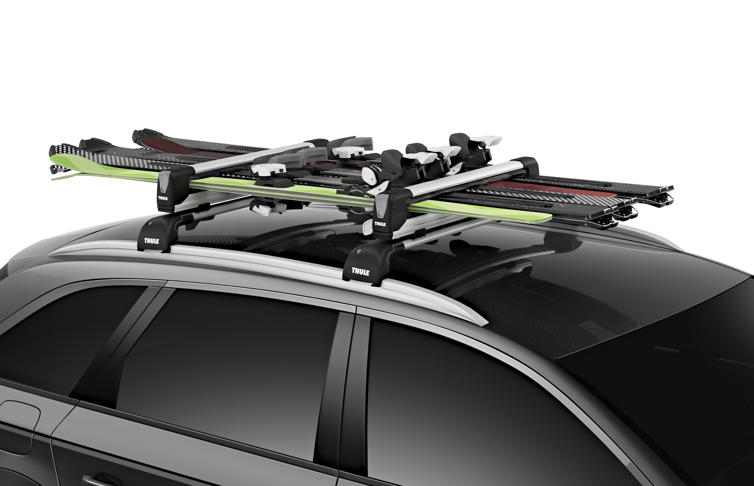 Thule THULE Skihalter SnowPack Extender 7325 Skiträger bis 5 Paar Ski ...